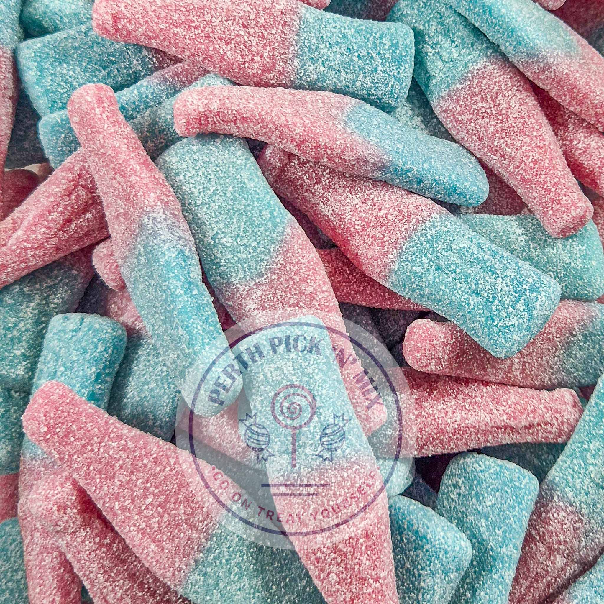 Jumbo Fizzy Bubble-gum Bottles - UK Sweets Online – Perth Pick N Mix